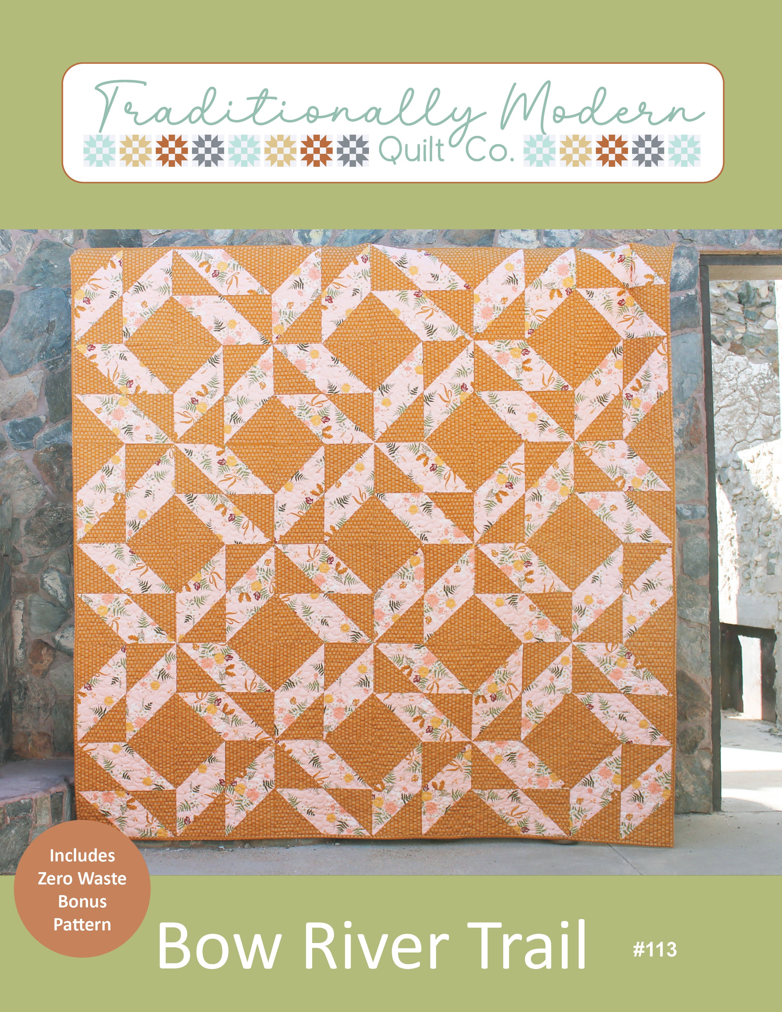 Bow River Trail PAPER PATTERN – Traditionally Modern Quilt Co.